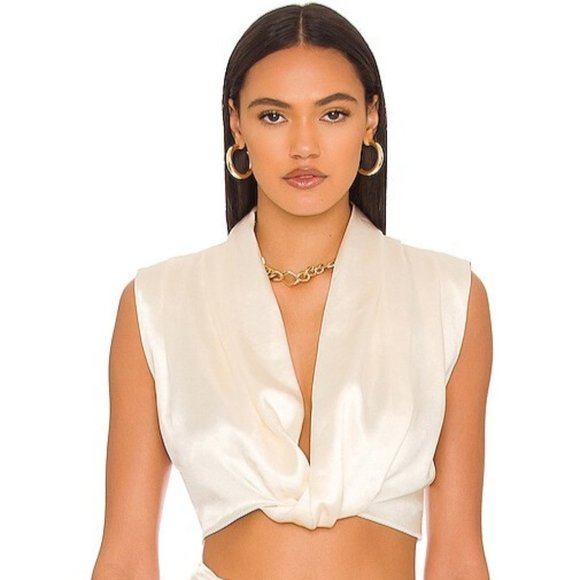 Line & Dot | Tops | Line Dot Lisa Top In Ivory | Poshmark